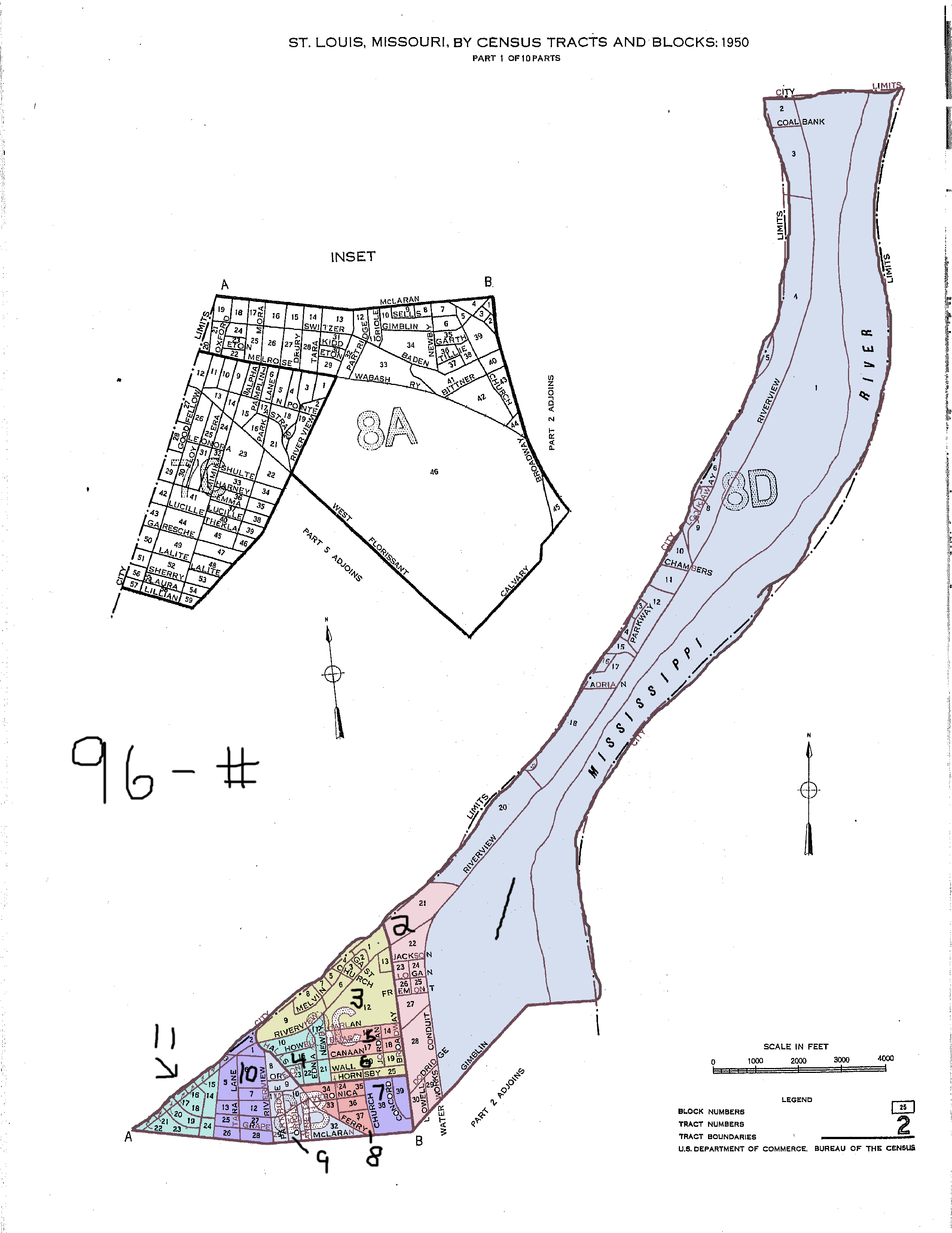 1950 Census Enumeration Districts - St. Louis Genealogical Society